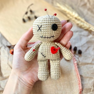 Voodoo Doll Crochet Pattern. Amigurumi Voodoo Tutorial. Crochet Cute ...