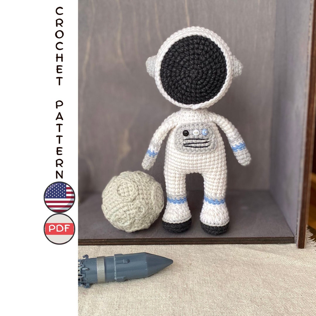 Astronaut Crochet Pattern. Spaceman Doll Crochet Tutorial. Amigurumi ...