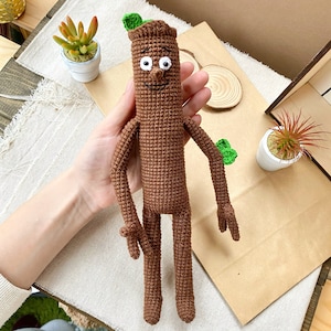 Stick Man Crochet Pattern. Christmas Tree Amigurumi (Instant Download ...