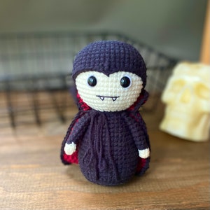 Vampire Crochet Pattern. Amigurumi Vampire Doll Tutorial. Crochet ...