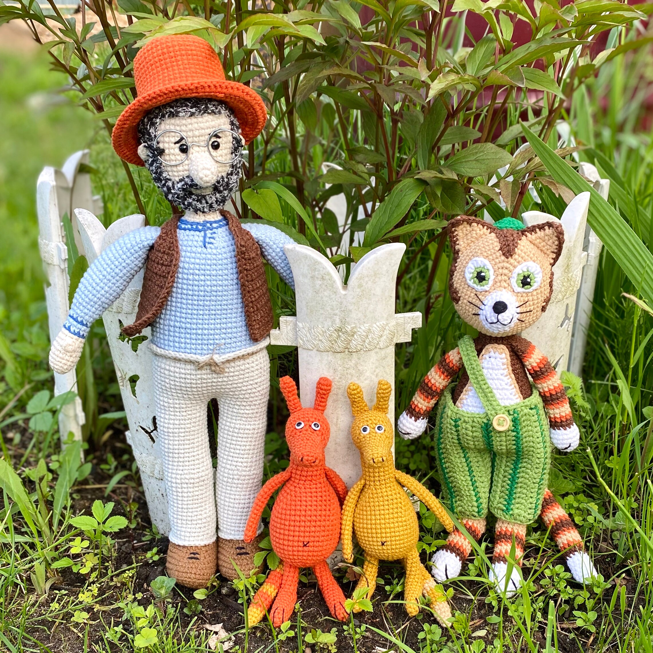 Old Man Doll Crochet Pattern. Amigurumi Grandfather Doll - Etsy