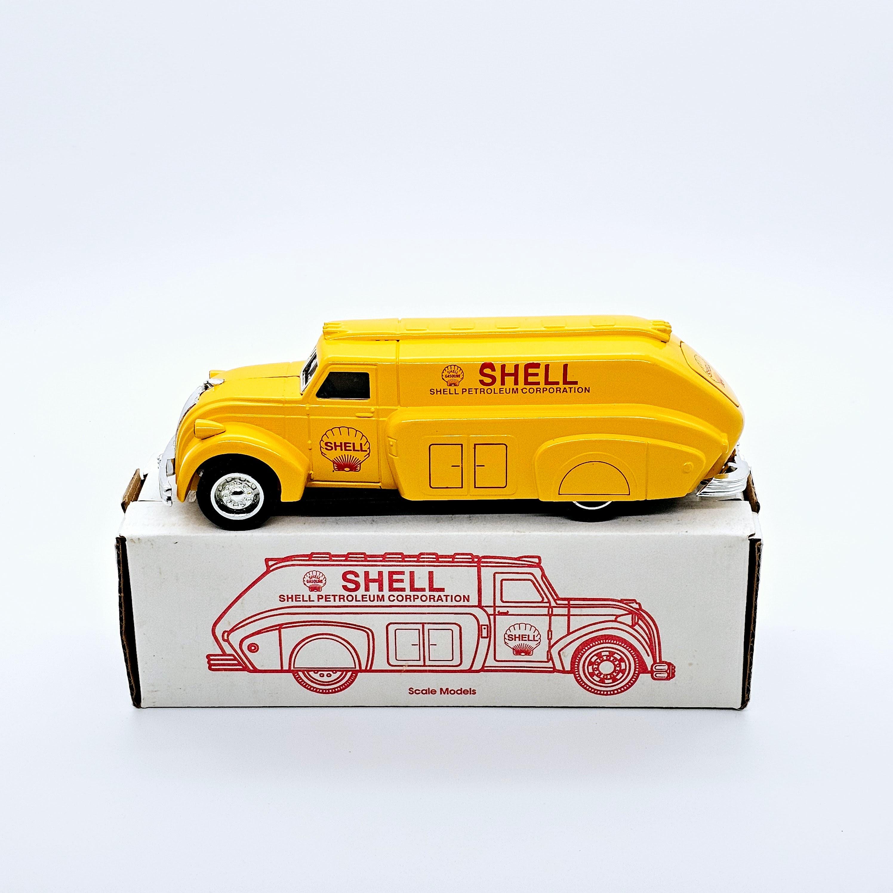 Vintage Shell Oil 1938 Dodge Airflow Tanker Die Cast Collectible Bank ...