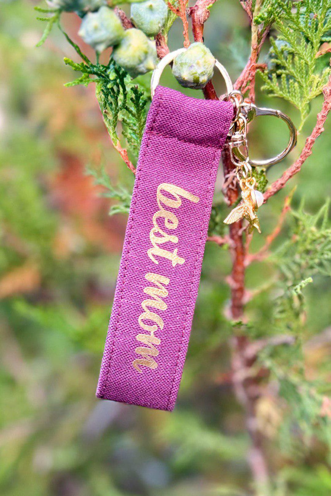 Custom Name Keychain | Gold Name Tag, Backpack Keychain, Personalized ...