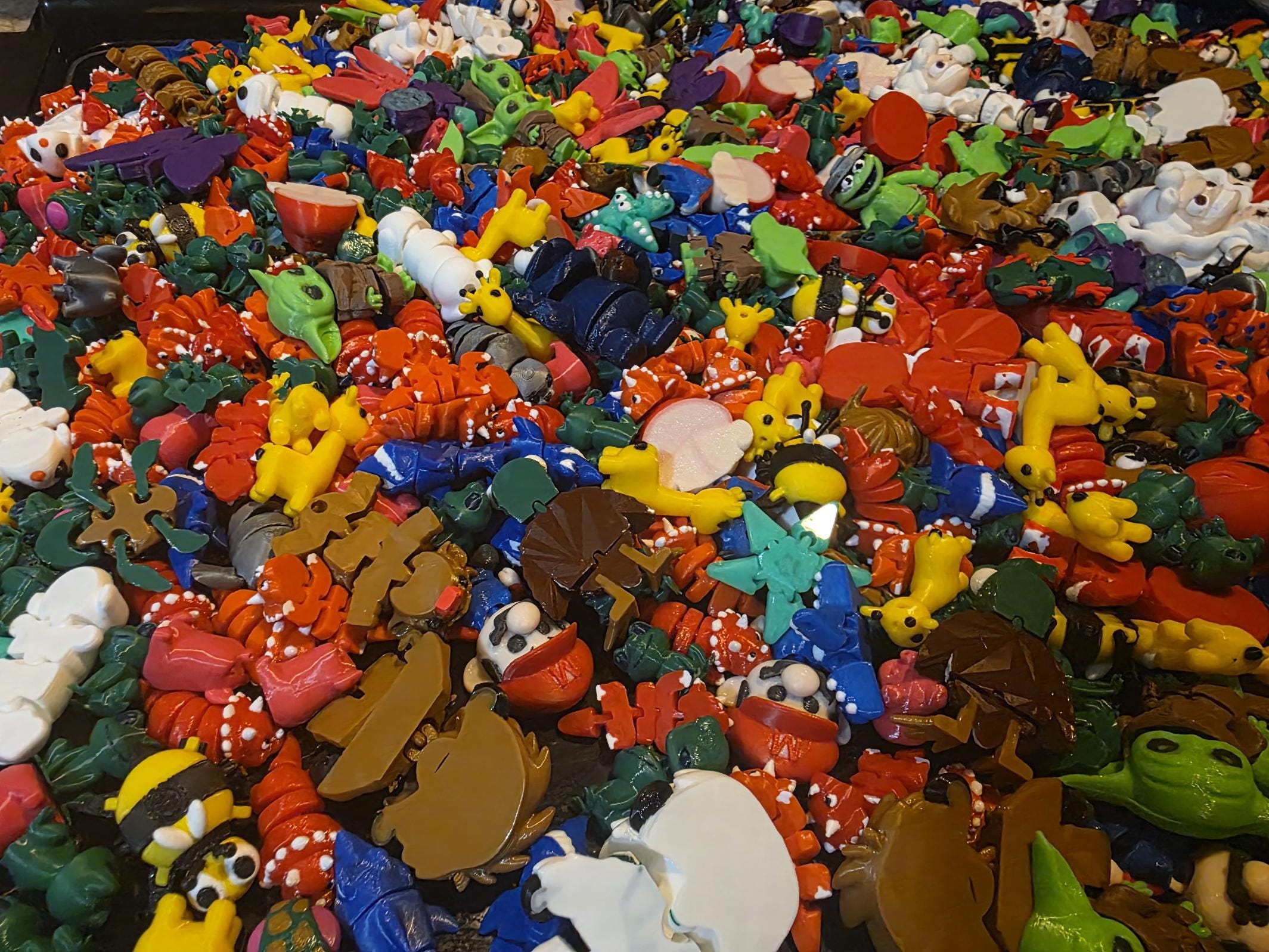 3D Printed Mini Figures - Mystery Bags - Etsy
