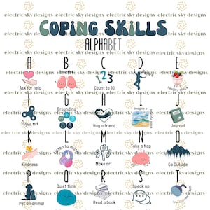 Coping Skills Alphabet - Teacher- School Psychologist - Counselor ...