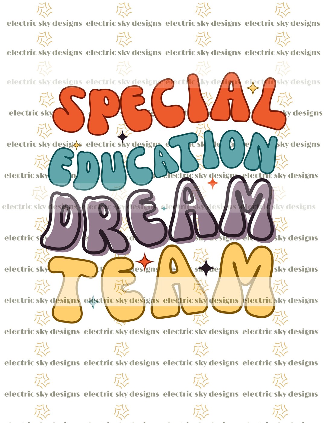 Special Education Dream Team I Team Shirts I Educational Team I Special ...