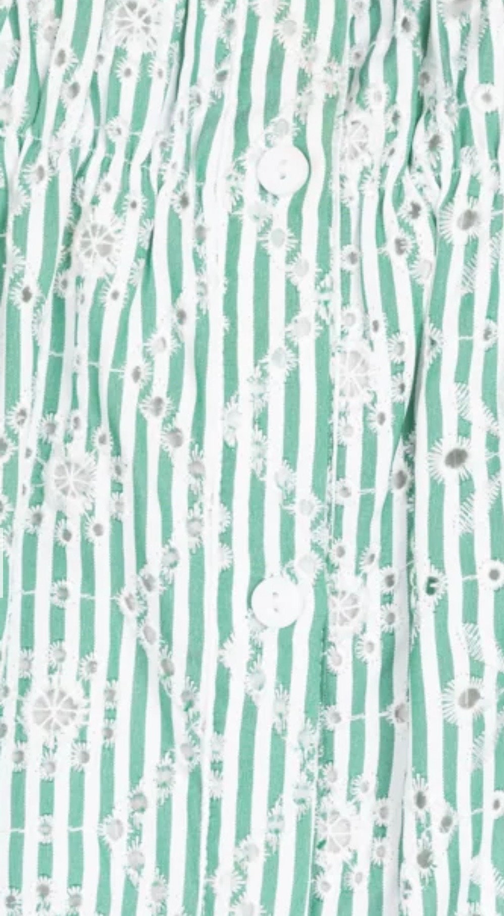 Green and White Seersucker Summer Dress - Etsy