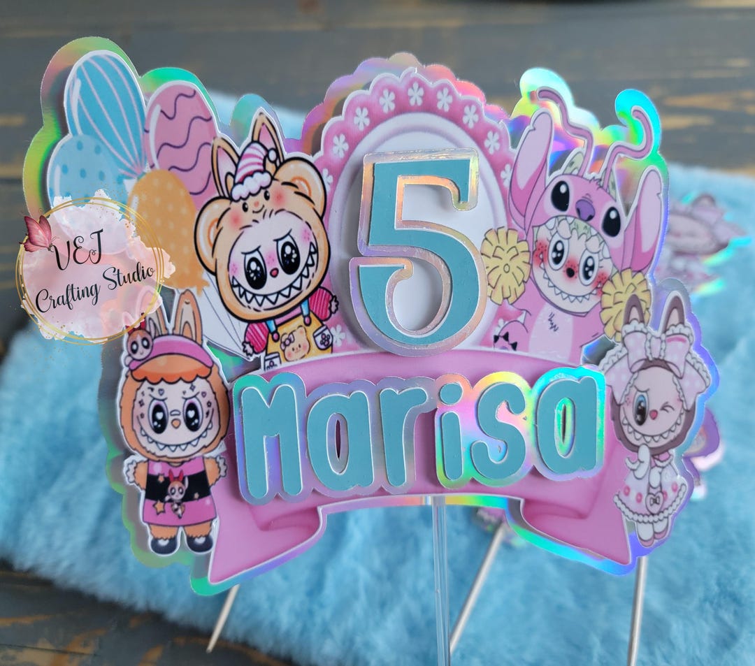 LABUBU Cake Topper and Cupcakes Toppers - Etsy