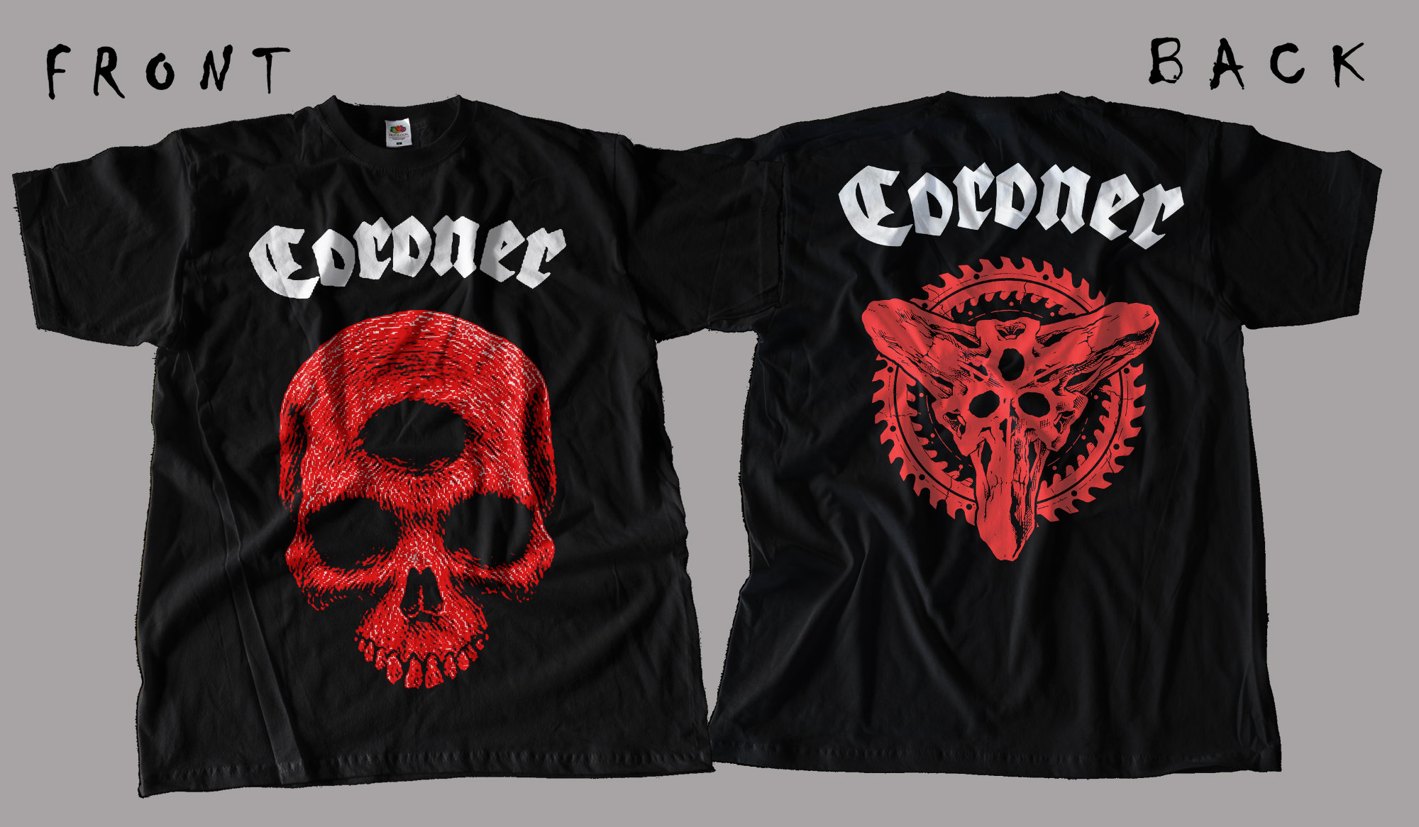 Coroner Band T Shirt