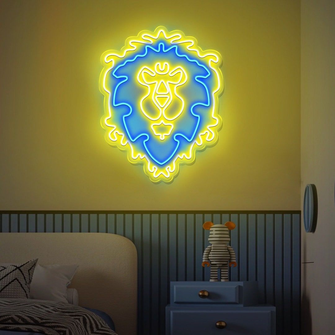 Alliance Anime LED Neon Light Cute Neon Sign Indoor Wall - Etsy