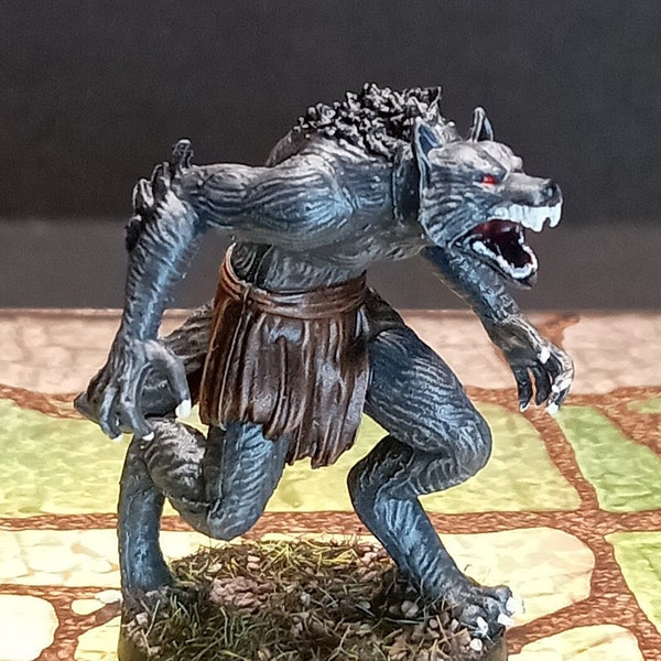 Werewolf Miniature - Etsy