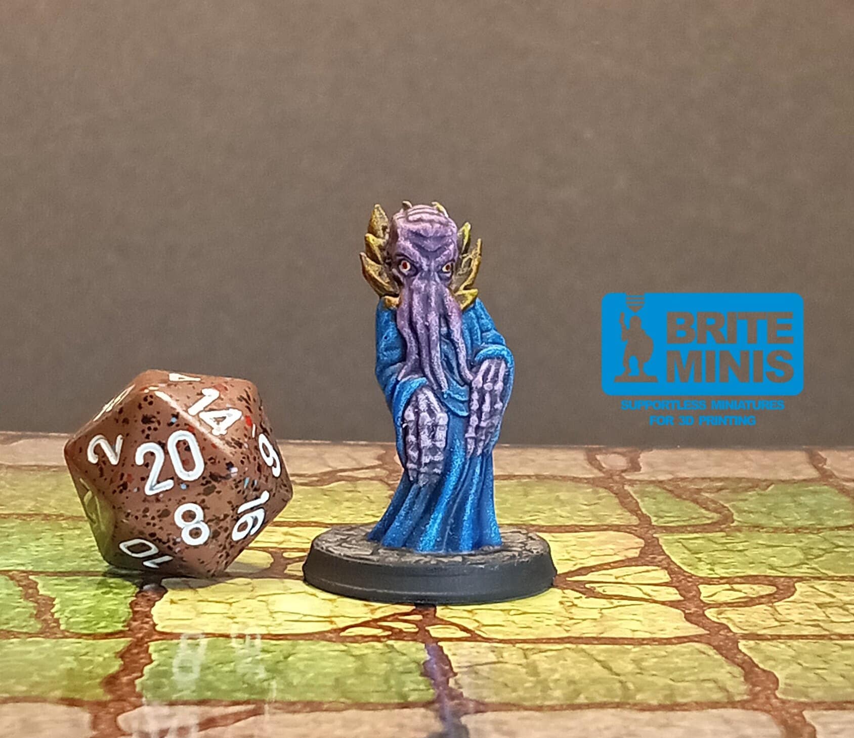 Hand Painted Mind Flayer Illithid Miniature for Dungeons and - Etsy