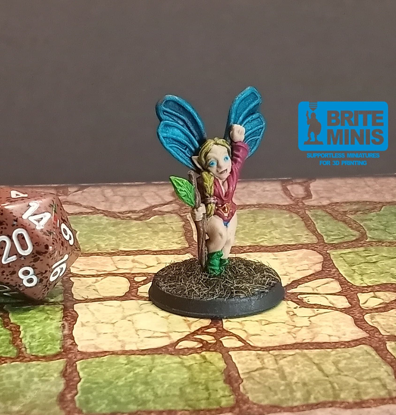 Hand Painted Fairy, Fey, Sprite Miniature for Dungeons and Dragons and ...