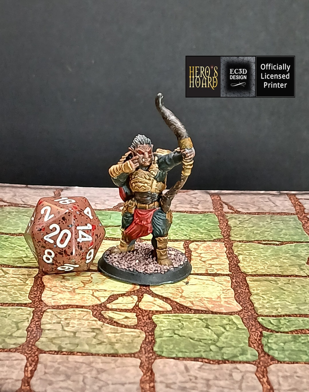 Hand Painted Hobgoblin Archer Warrior Fighter Miniature for Dungeons ...