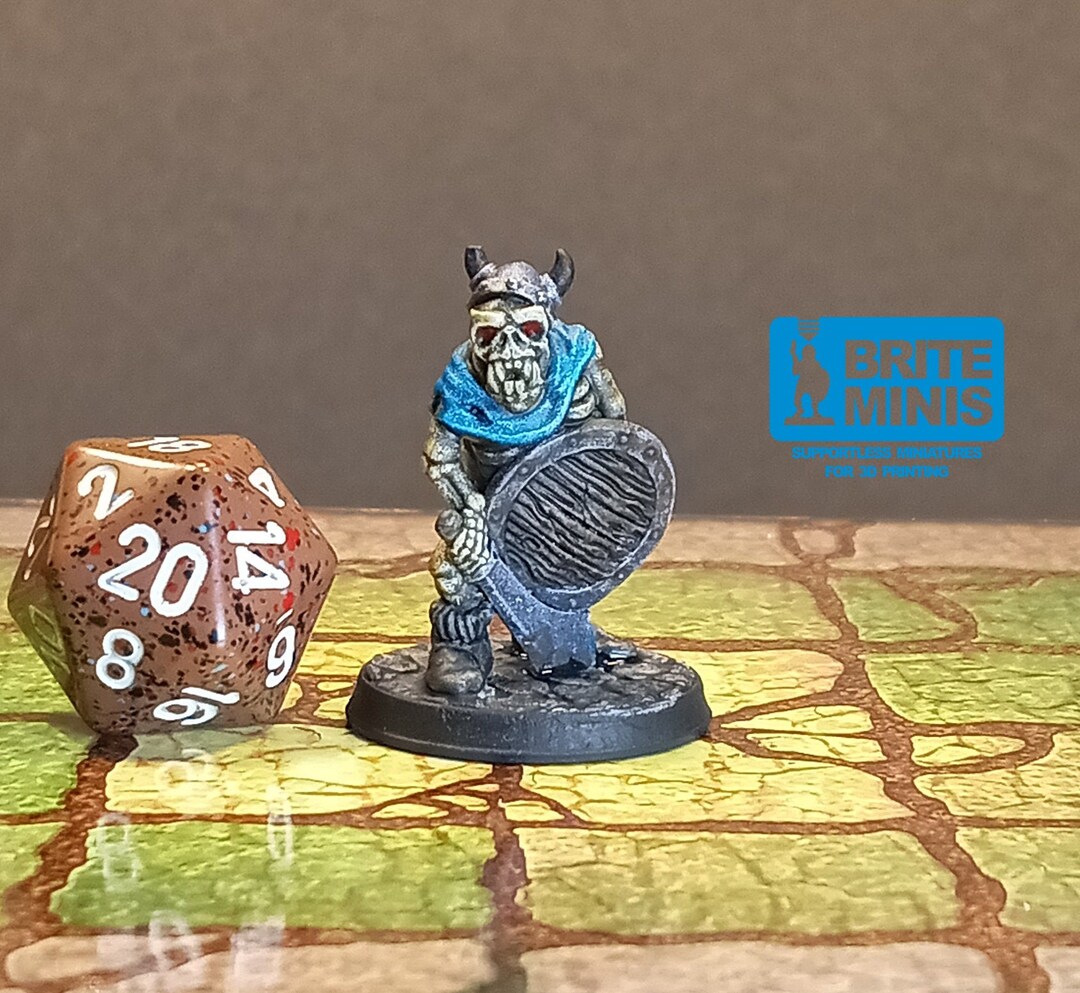 Hand Painted Undead Skeleton, Orc Skeleton, Ghoul, Zombie Miniature for ...