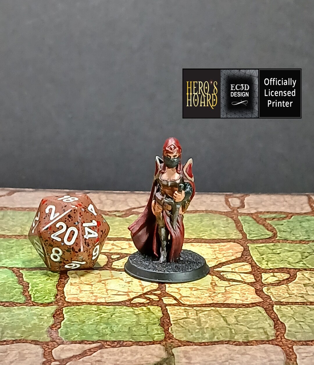 Hand Painted Female Cultist Leader Assassin Evil NPC Character ...