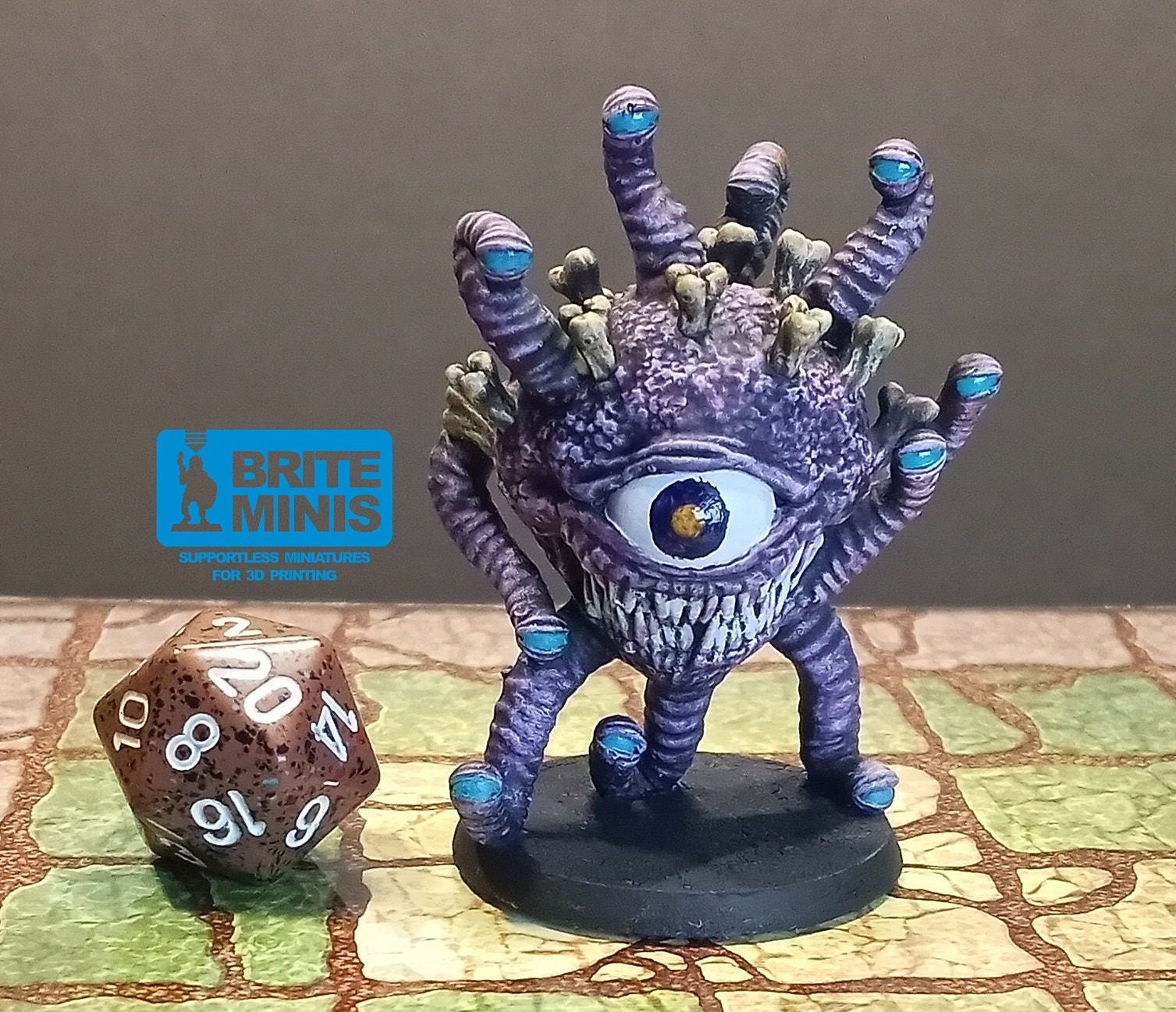 Hand Painted Beholder Miniature for Dungeons and Dragons and - Etsy