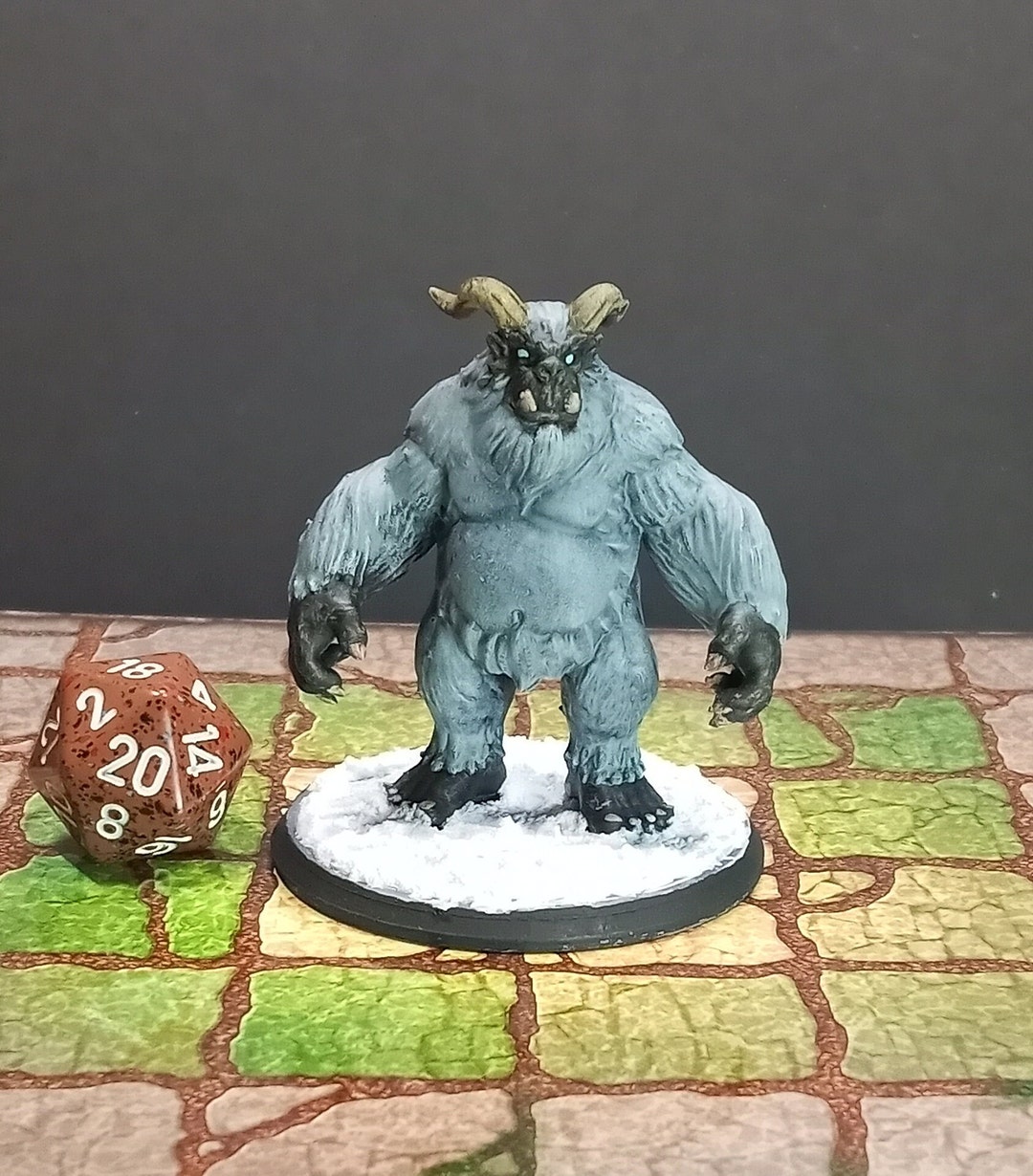 Hand Painted Large Size Yeti Miniature for Dungeons and - Etsy UK