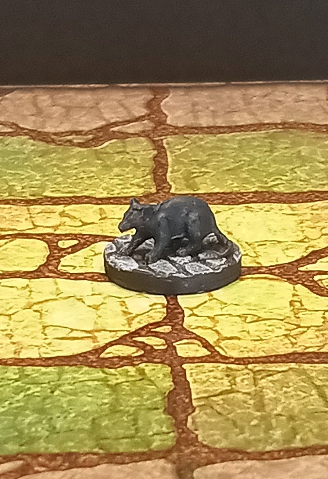Hand Painted Giant Rat Miniatures (3 Pack) for Dungeons and Dragons and ...