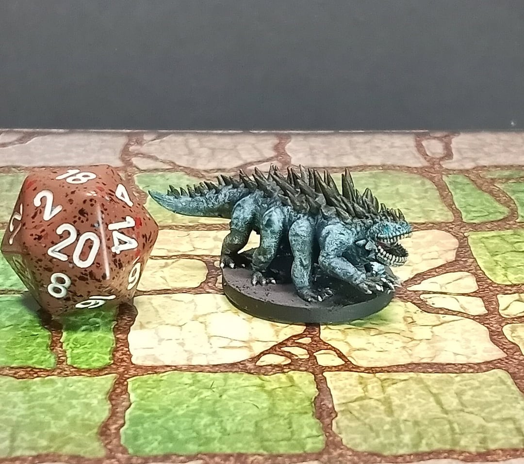 Hand Painted Basilisk Monster Miniature for Dungeons and Dragons and ...