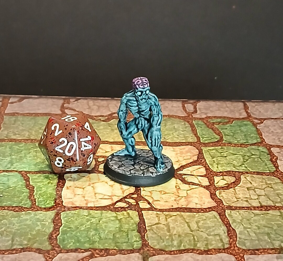 Hand Painted Doppleganger Shape Shifter Alien Miniature for Dungeons ...