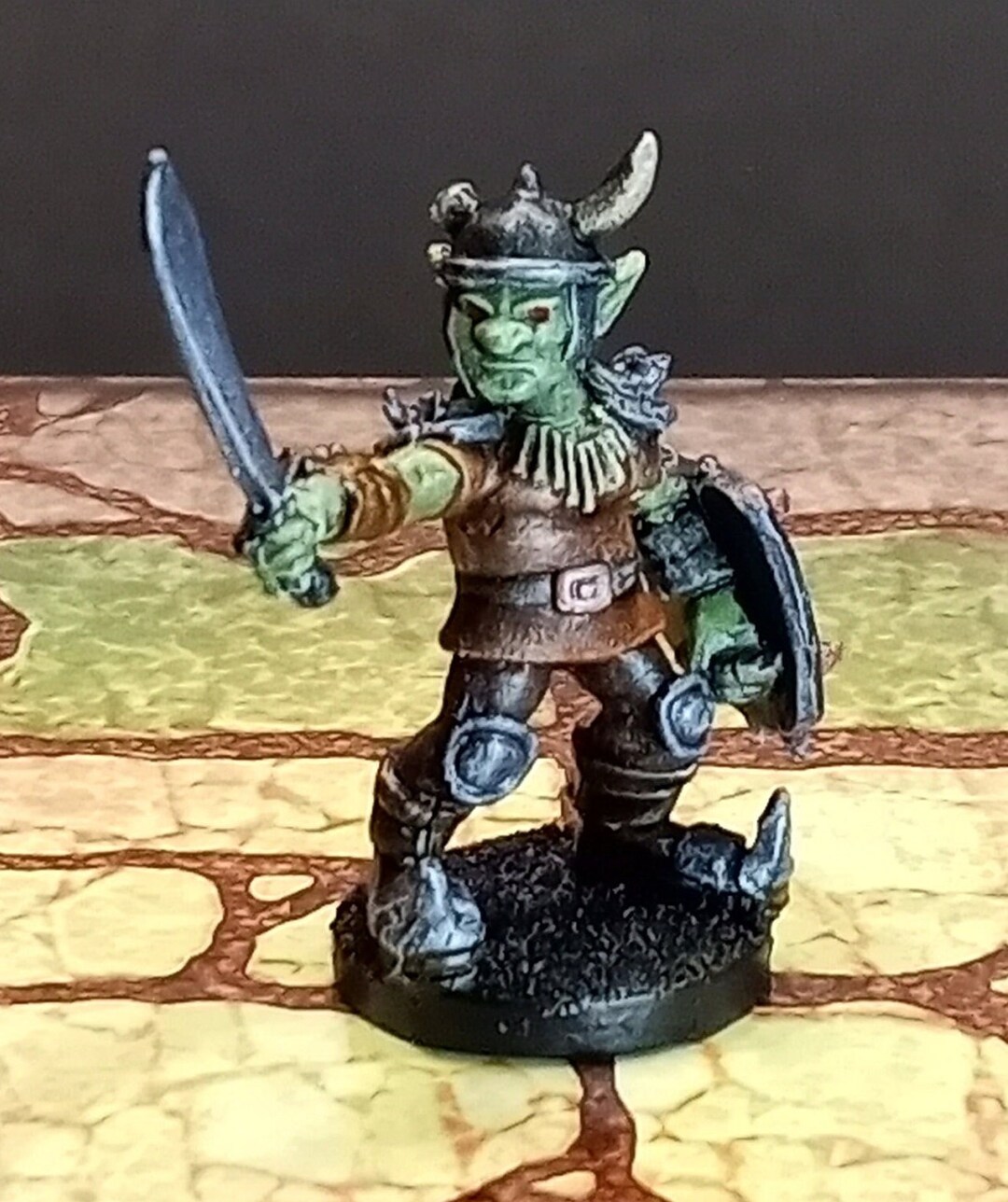 Hand Painted Goblin Soldier Miniature for Dungeons and Dragons and ...