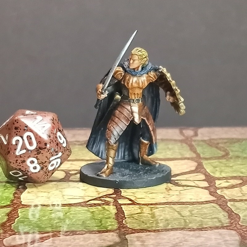 Old Fighter Miniature - Etsy