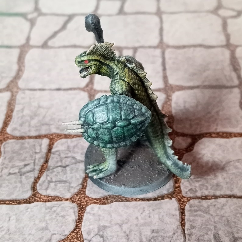 Hand Painted Lizardman Miniature for Dungeons and Dragons and - Etsy