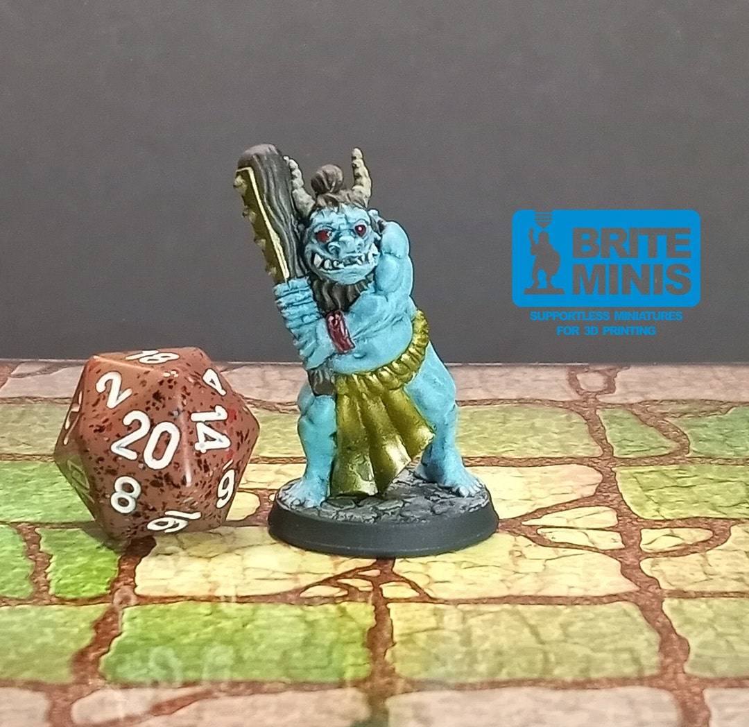 Hand Painted Oni Evil Spirit Kara-tur Oriental Demon Miniature for ...