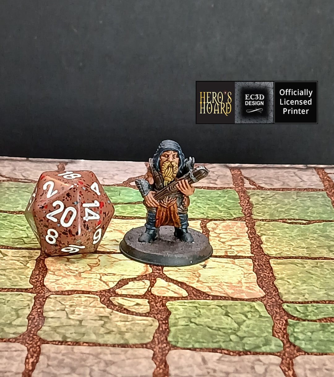 Hand Painted Dwarf Bandit Fighter, Barbarian, Warrior Miniature for ...