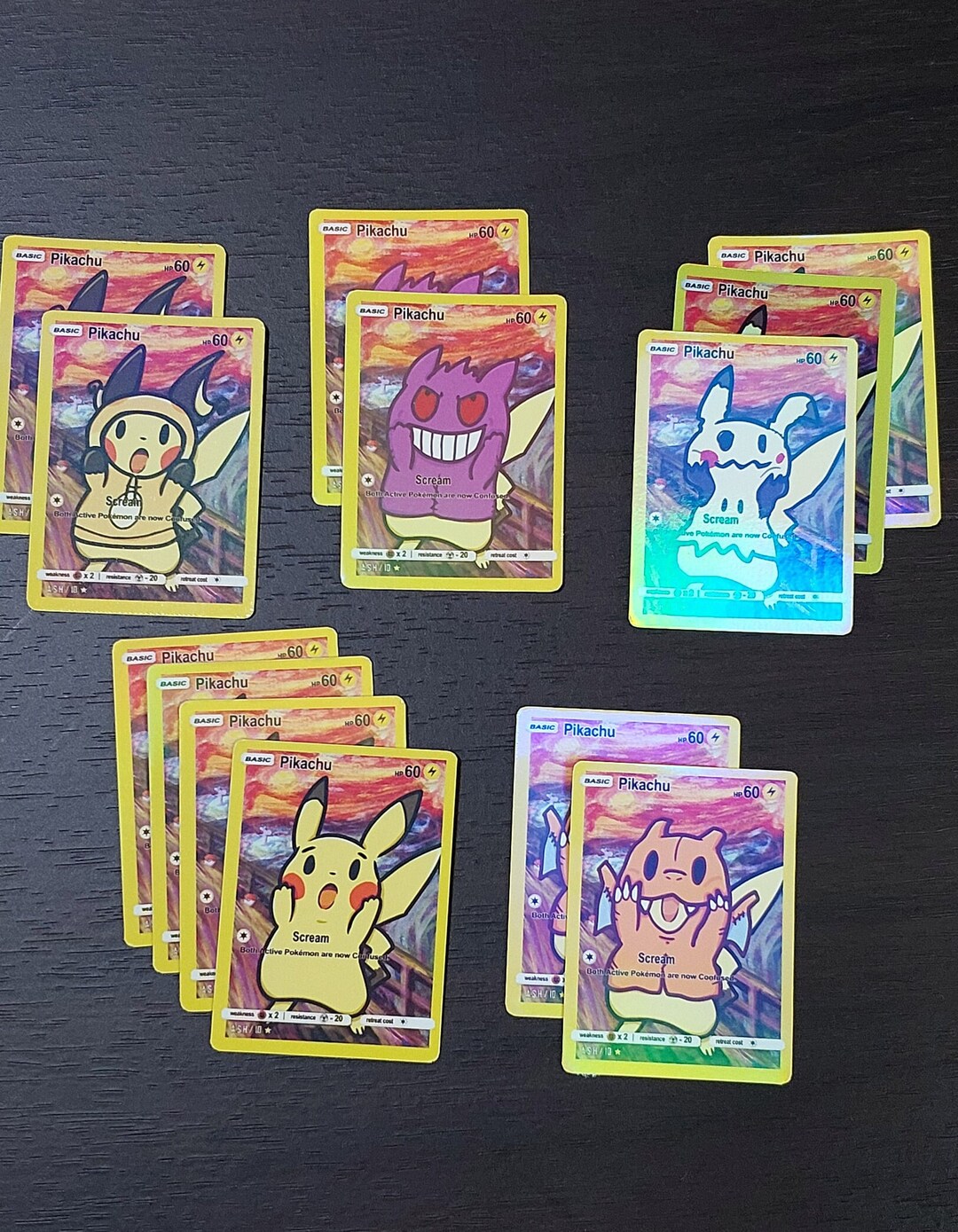 Pokemon Stickers scream Pikachu Halloween Edition - Etsy