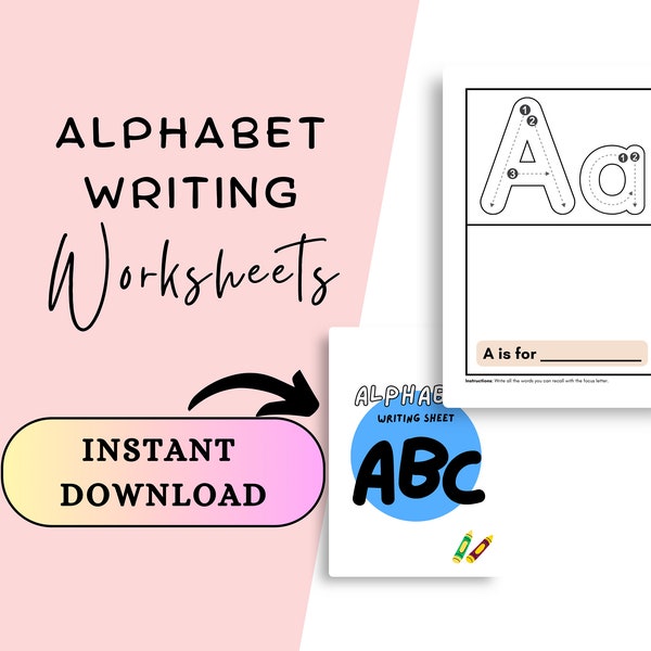 Preppy Handwriting - Etsy