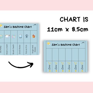 Bedtime Routine Chart for Toddler Evening Checklist Printable Flip ...