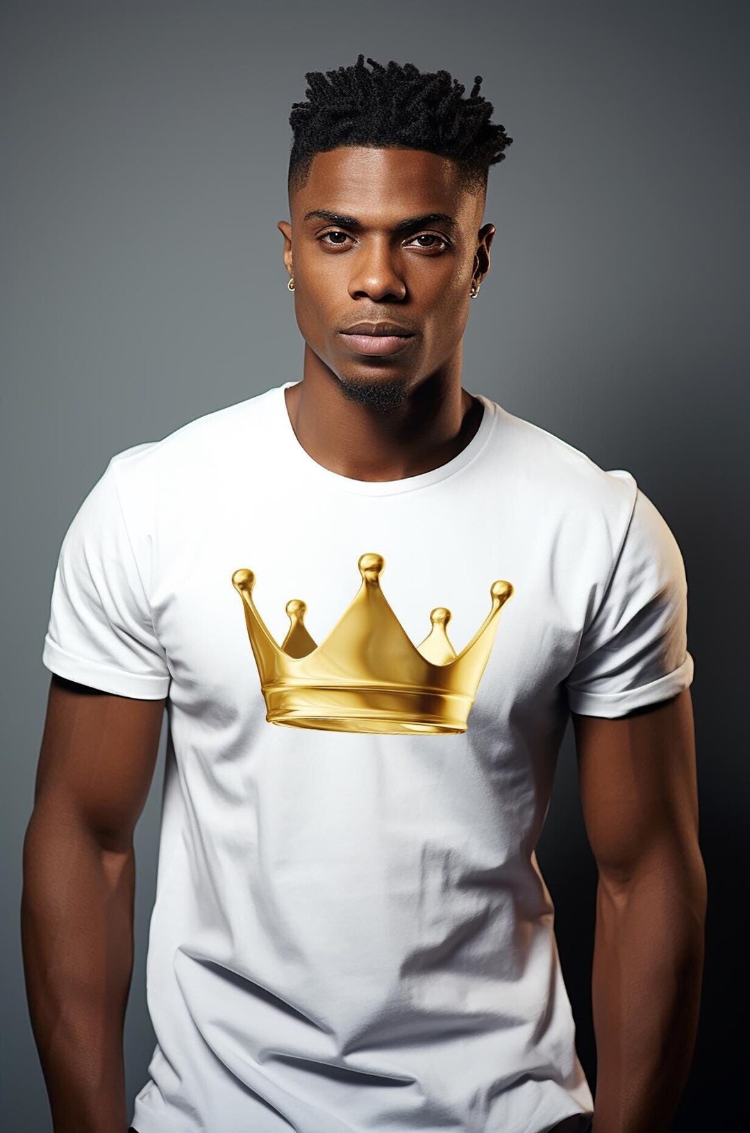 Royaltee Gold Crown Unisex Tee, Queen & King Crown T-shirt, Gift for ...