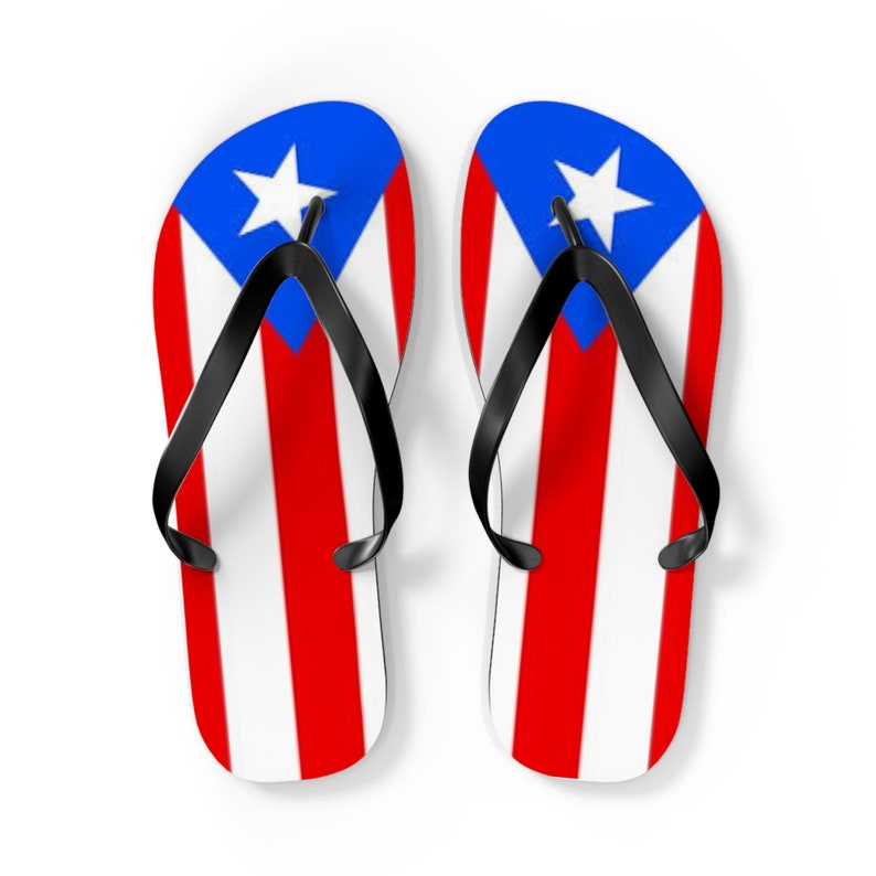 Puerto Rico Flag Flip-flops, Puerto Rico Flag Thong Flip Flop Sandals ...