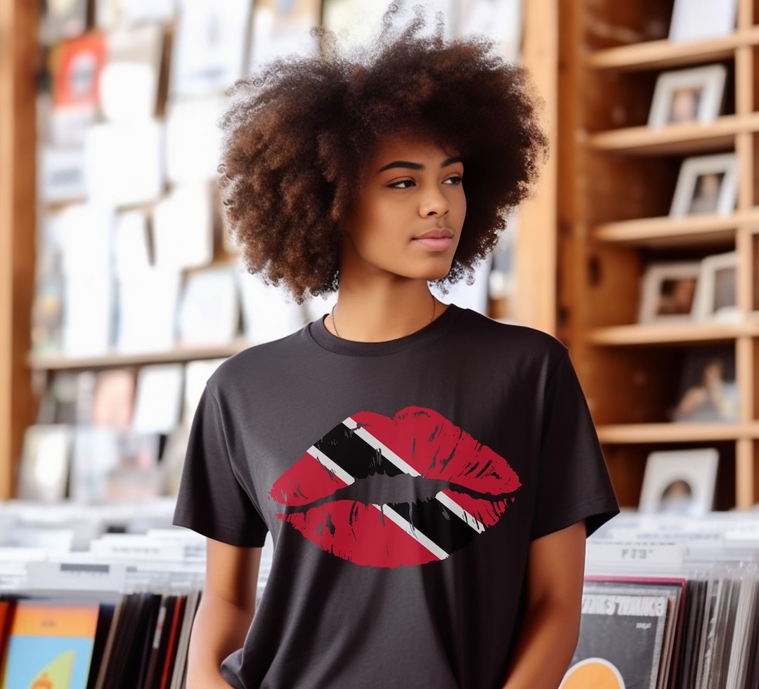 Trinidad Lips Flag Shirt: Trini Pride Unisex Tee - Etsy UK