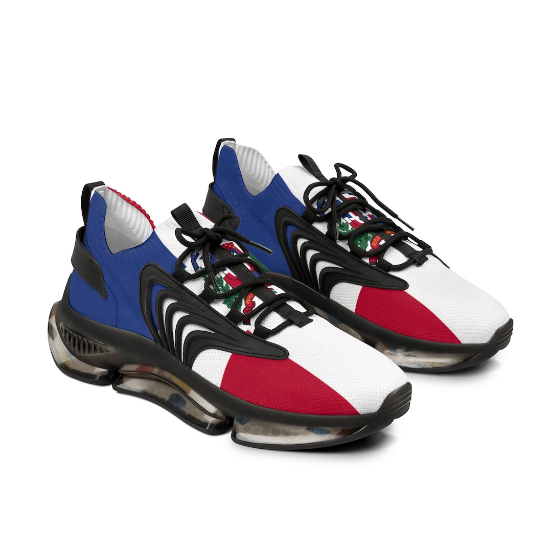 Men's & Women's Dominican Republic Flag Sneakers, Dominican Republic ...