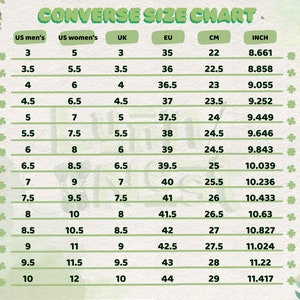 Custom Converse Chuck Taylor Blue Flower Embroidered Converse Shoes ...