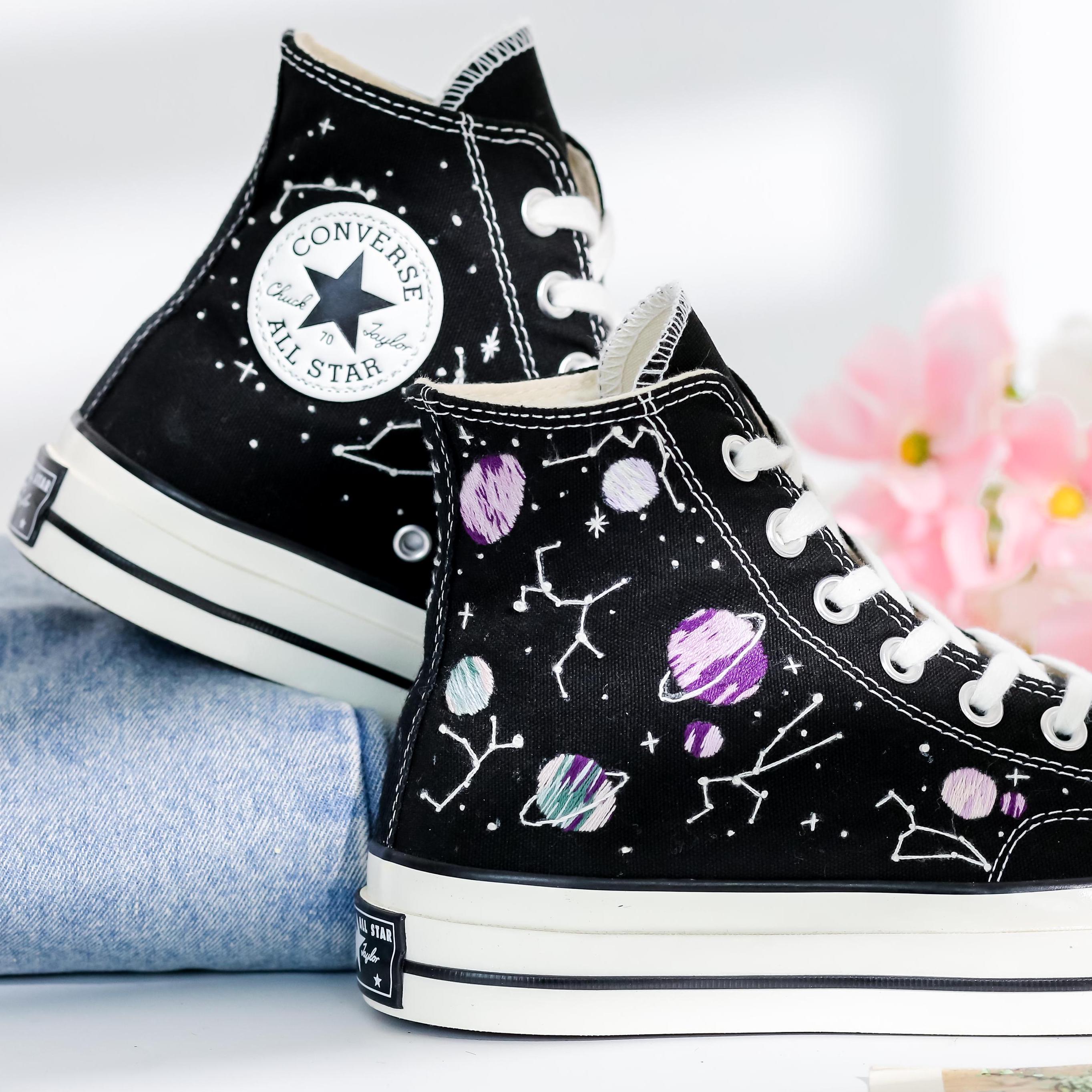 Galaxy print converse for sale store
