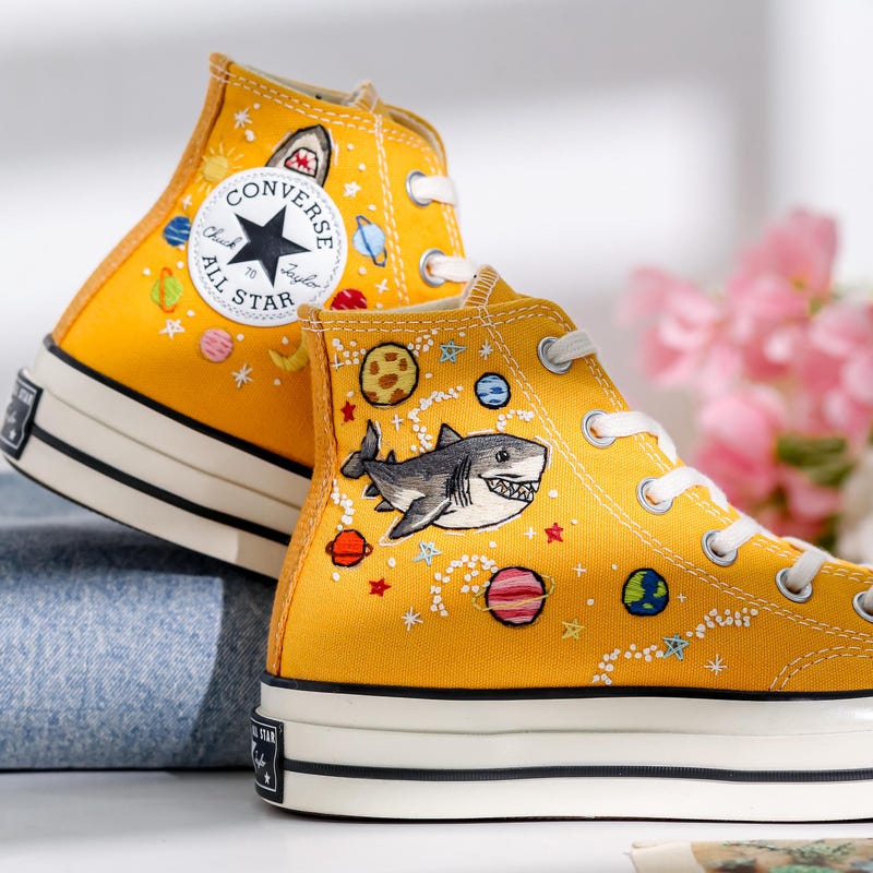 Galaxy Converse - Etsy