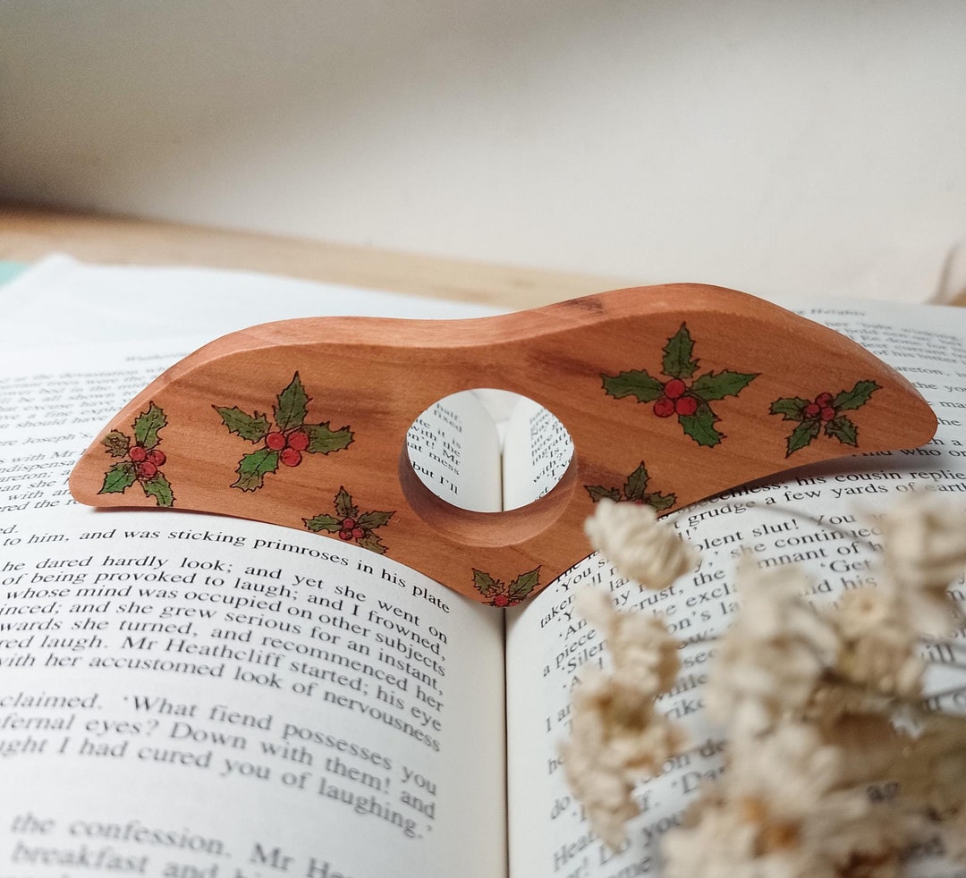 Wooden Reading Ring, Reader Gift, Reading Accessory, Reading Ring ...