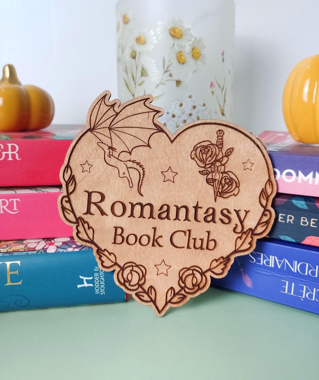 Library Sign, Book Decoration, Romantasy Book Club, Fantasy Reader Gift ...