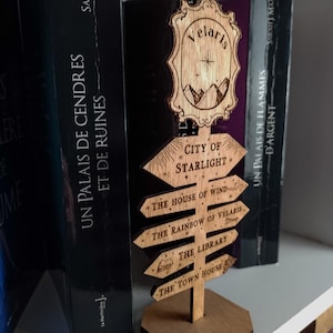 Mini Velaris Wooden Sign, ACOTAR Standing Sign, City of Starlight, Book ...
