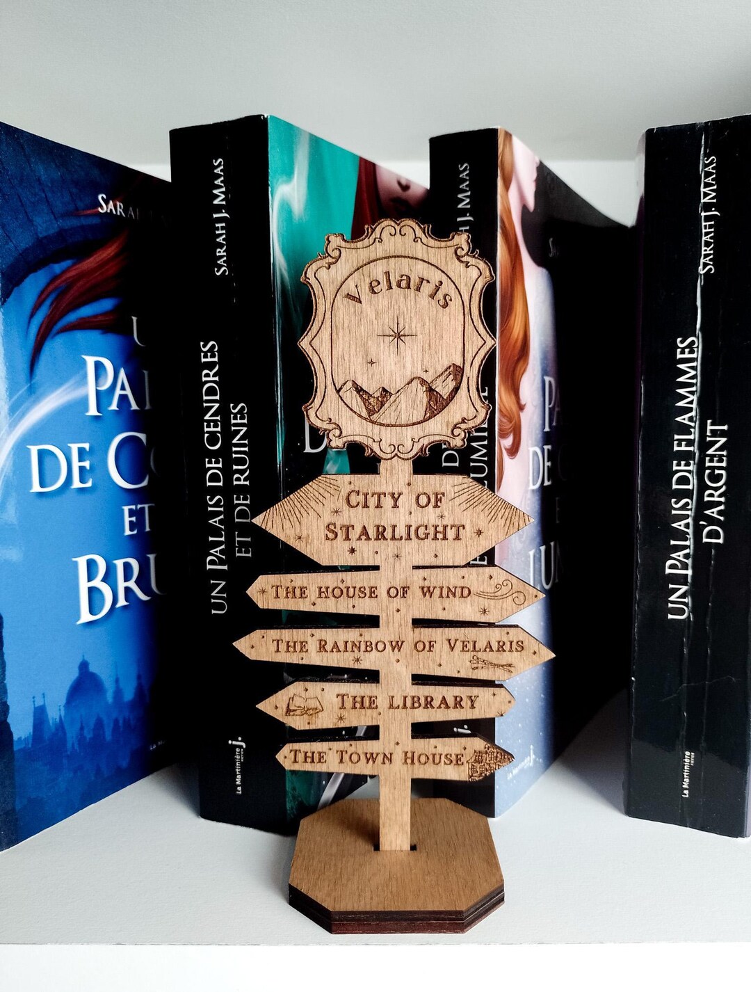 Mini Velaris Wooden Sign, ACOTAR Standing Sign, City of Starlight, Book ...