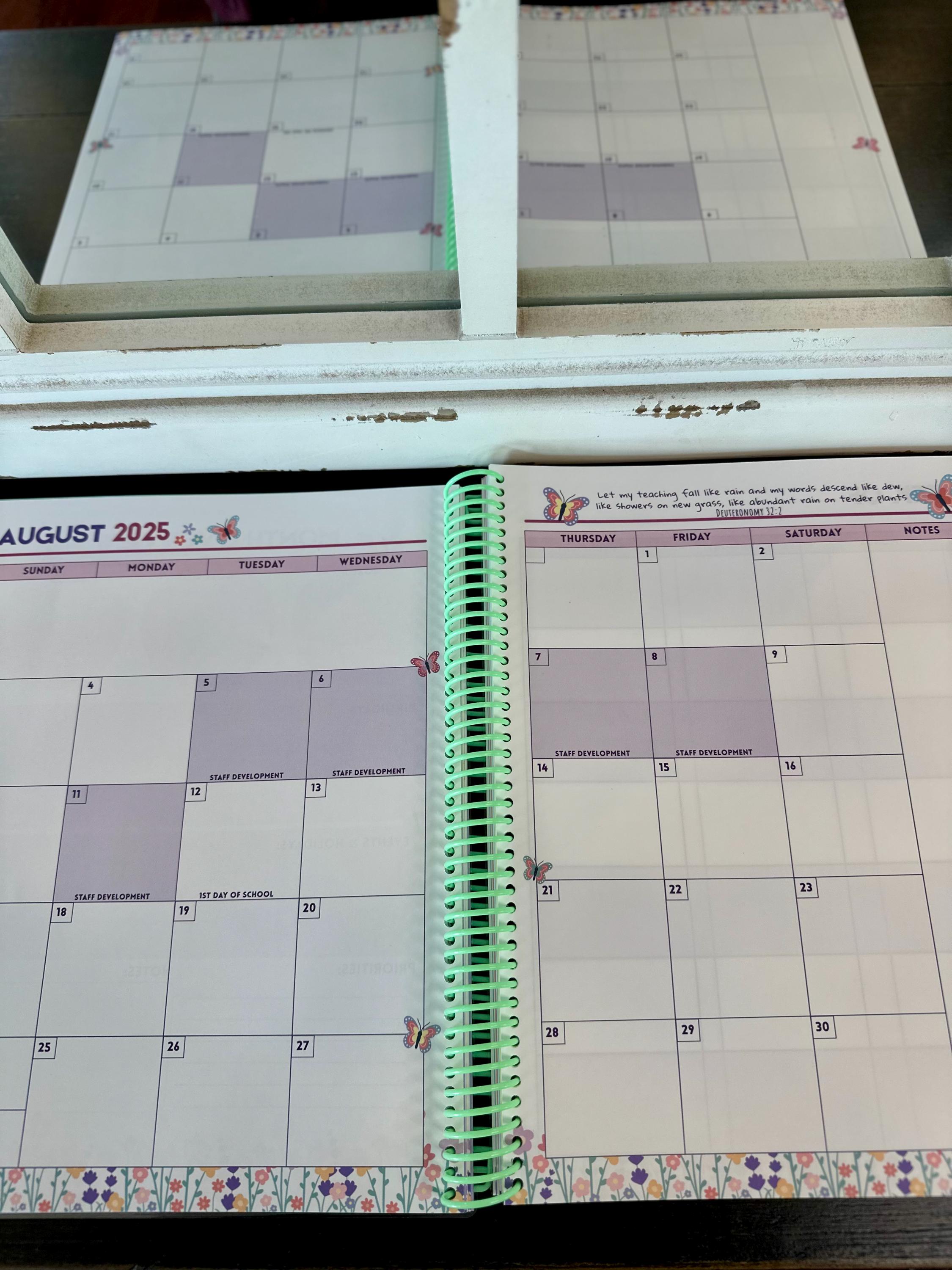 2025-2026 Personalized Teacher Planner 8.5x11 | Christian Planner ...