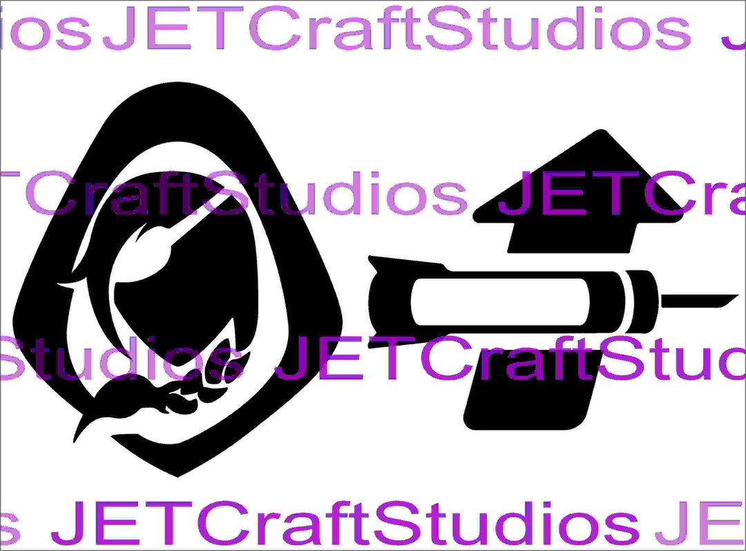 Overwatch Ana Character Logo and Ultimate Logo SVG Downloadable Files ...