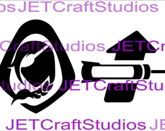 Overwatch Ashe Character Logo and Ultimate Logo SVG Downloadable Files ...