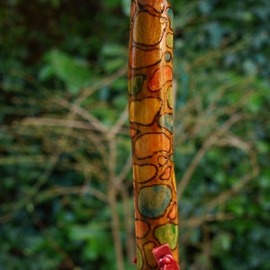 Handmade Walking Sticks Made of Wood and Decorated With Pyrography and ...