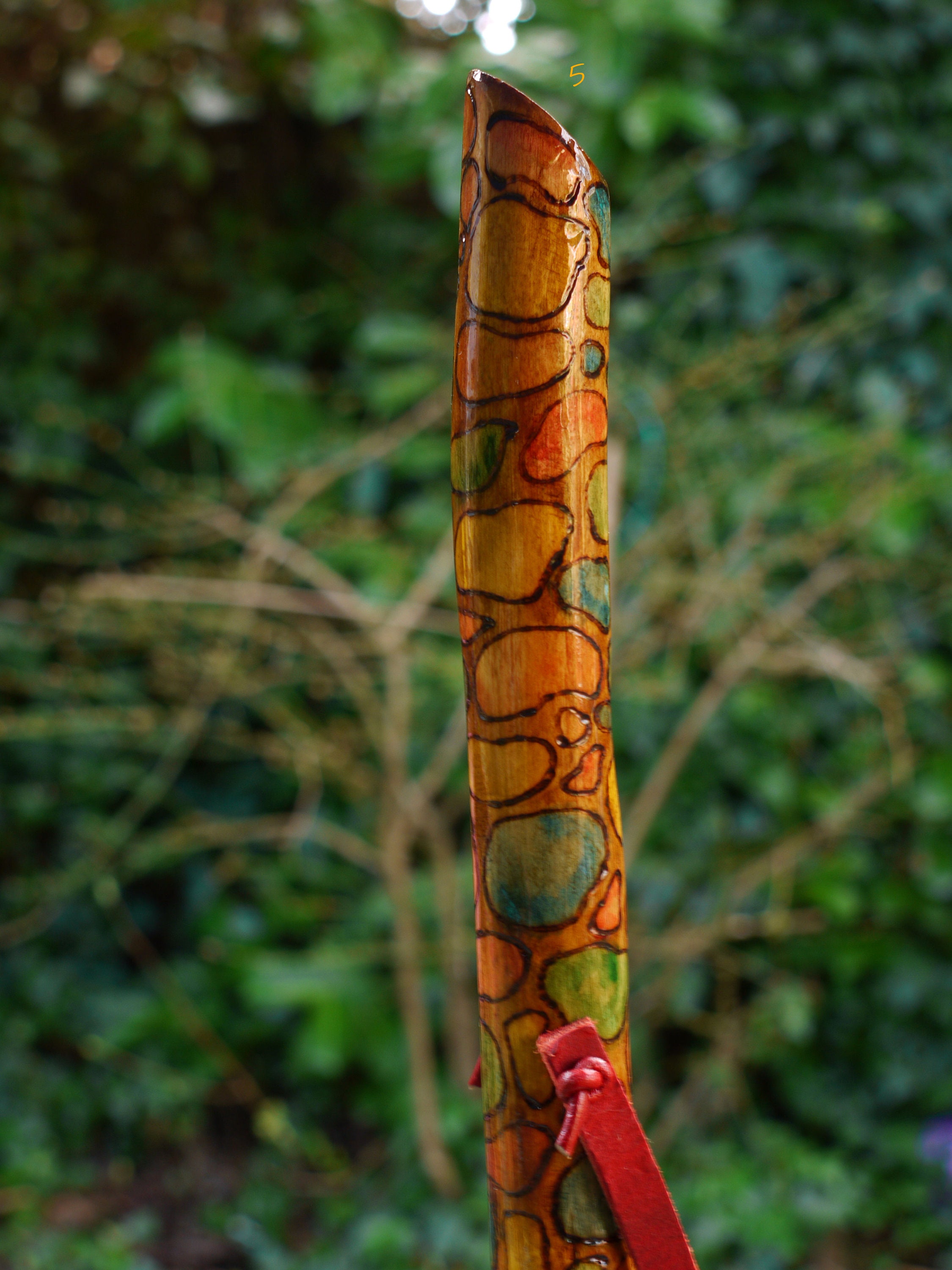Handmade Walking Sticks Made of Wood and Decorated With Pyrography and ...