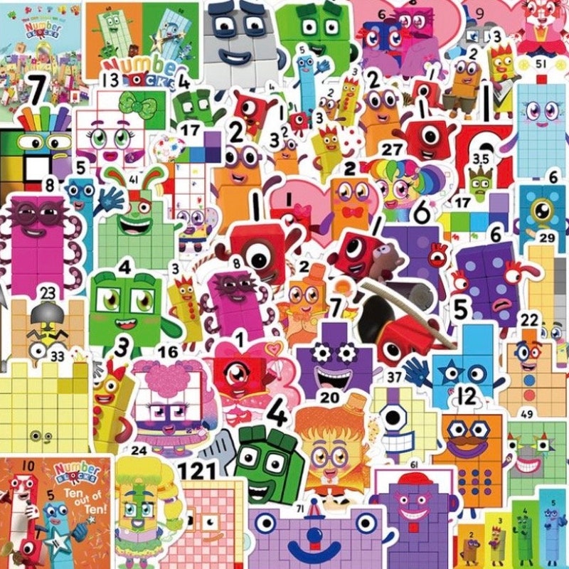 Numberblocks Stickers - Etsy